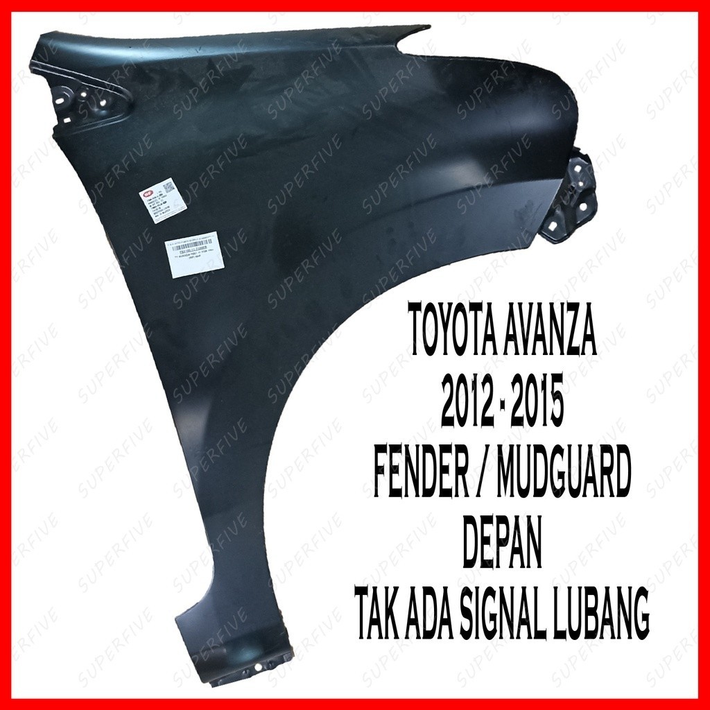 TOYOTA AVANZA (2012 - 2015) FRONT FENDER / MUDGUARD DEPAN / KERETA ...