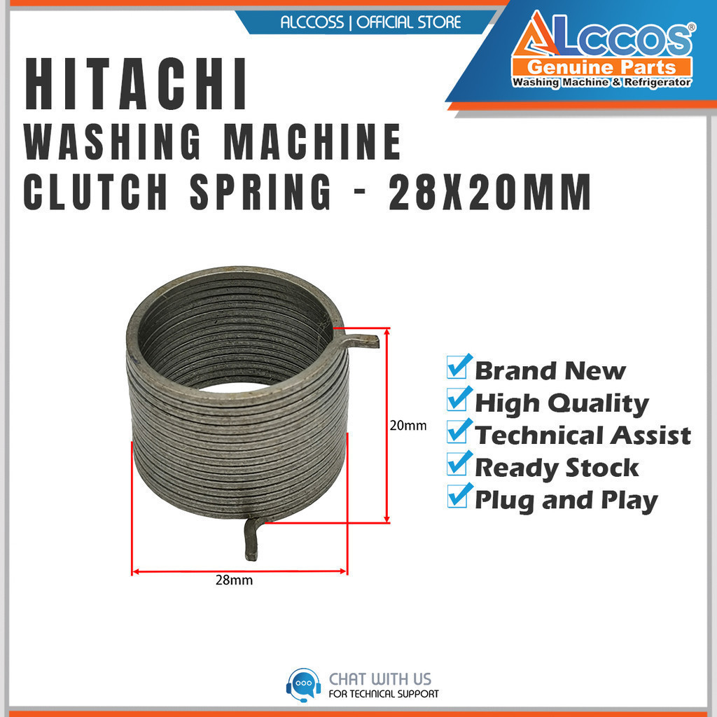 HITACHI WASHING MACHINE CLUTCH SPRING - 28MMX20MM | Shopee Malaysia