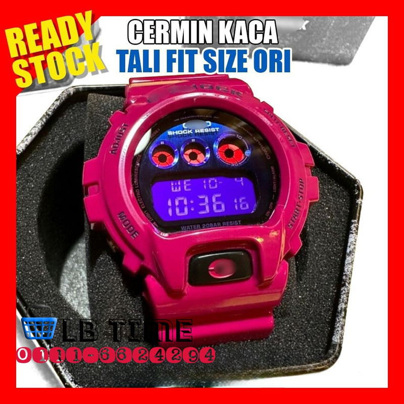 (Hot Sales) 100% Original Japan Made G-shock Dw6900 Red Ducati Wrist ...