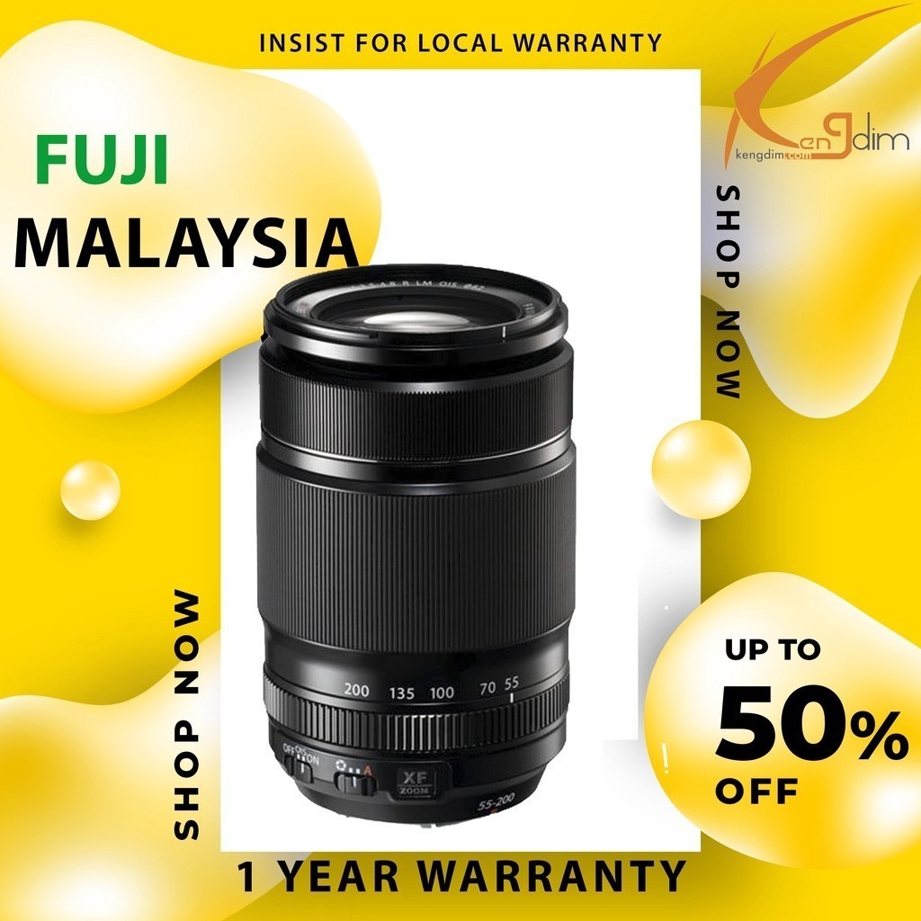 Fujifilm XF 55-200mm f/3.5-4.8 R LM OIS Lens(FUJI MALAYSIA) | Shopee ...