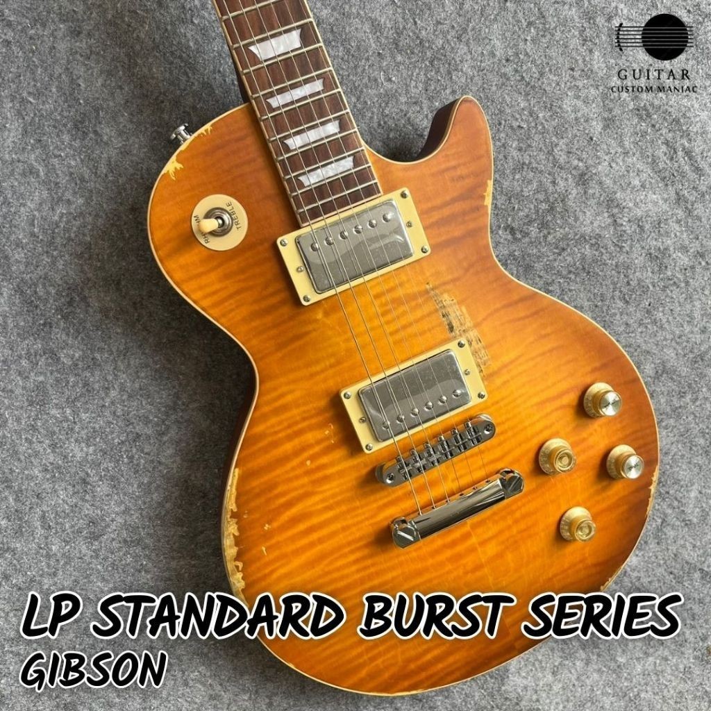 GCM Custom Made Gibson Les Paul Burst series Electric Guitar Custom ...