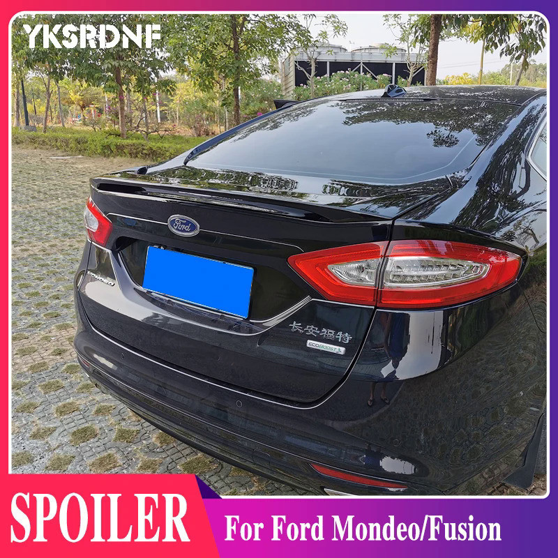 YKSRDNF ABS PAINT REAR WING TRUNK LIP TAIL SPOILER FOR Ford Mondeo ...