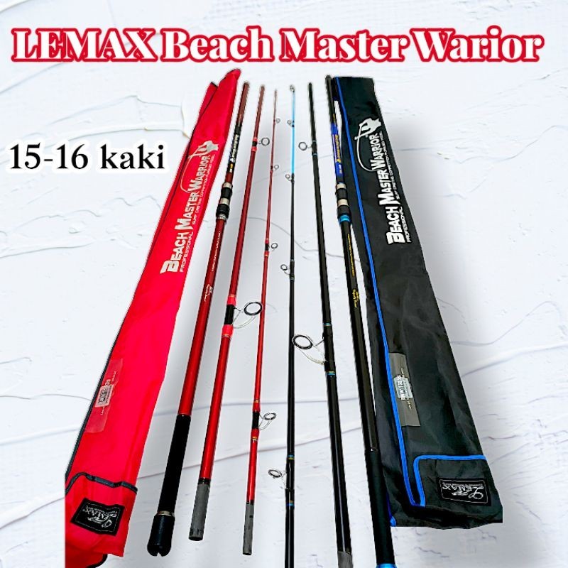 Surf Rod LEMAX BEACH MASTER WARRIOR, Joran Pantai 15 Kaki 16 Pancing ...