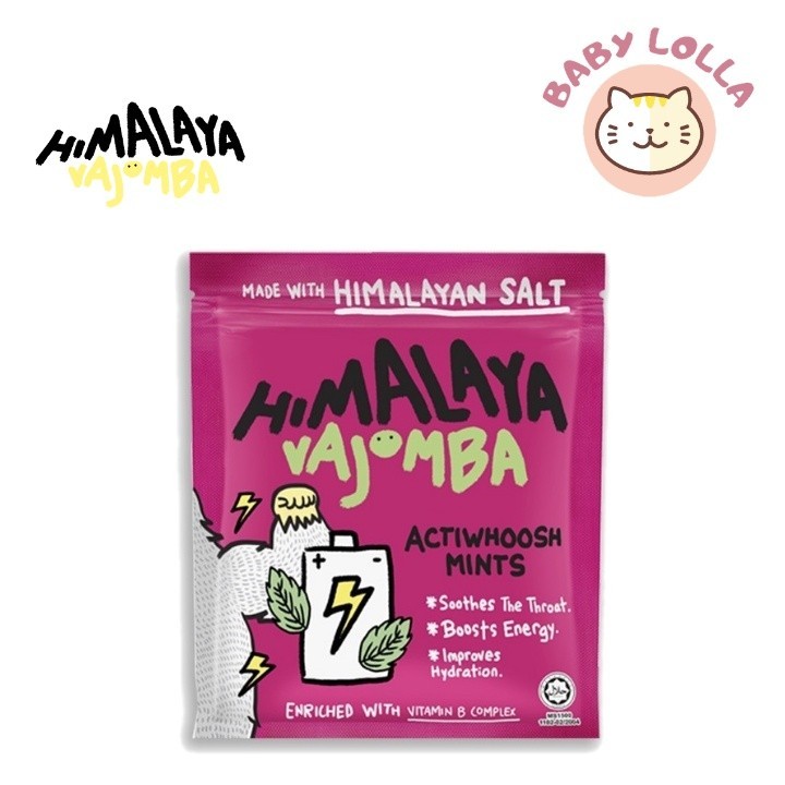 HIMALAYA VAJOMBA Himalaya Salt Sport Candy - Vajomba Actiwhoosh Mints ...