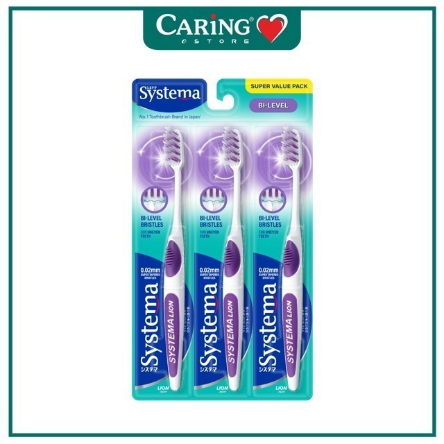 SYSTEMA TOOTHBRUSH SUPER VALUE PACK BI LEVEL 3S | Shopee Malaysia