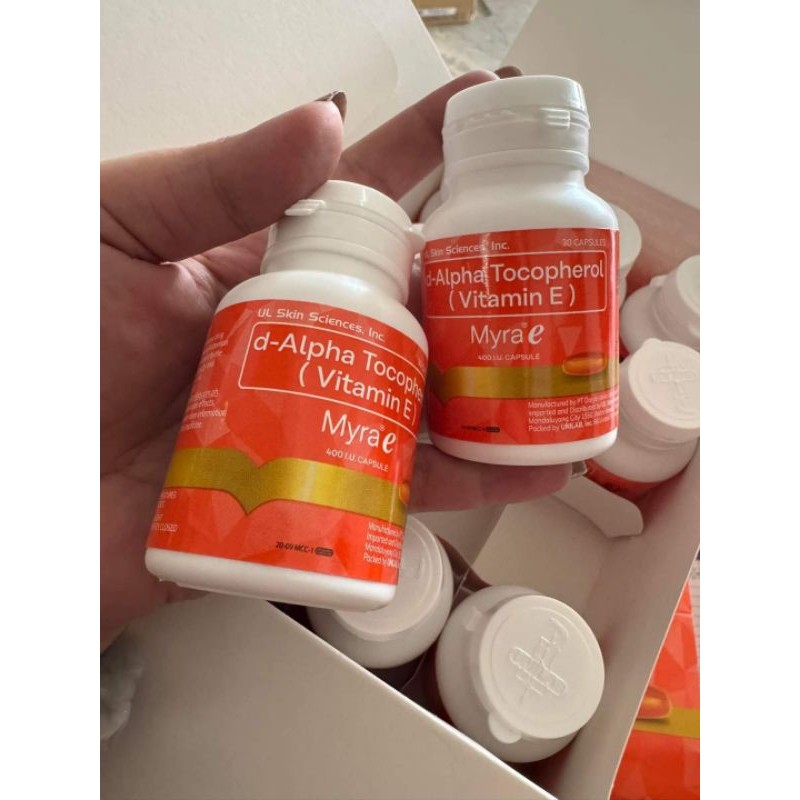 Myra E 400 IU Capsule d-Alpha Tocopherol (Vitamin E) | Shopee Malaysia