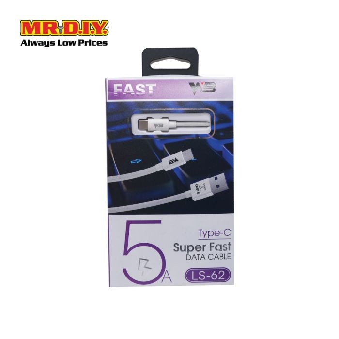 WB USB Type-C Cable 5A (1m) | Shopee Malaysia