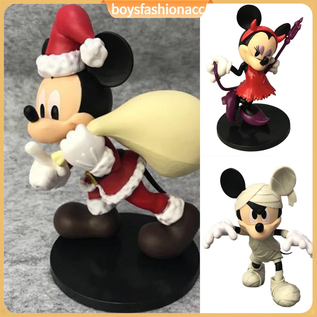 boysfashionacc Mickey Model Cartoon Anime Figure Simulation PVC Mini ...