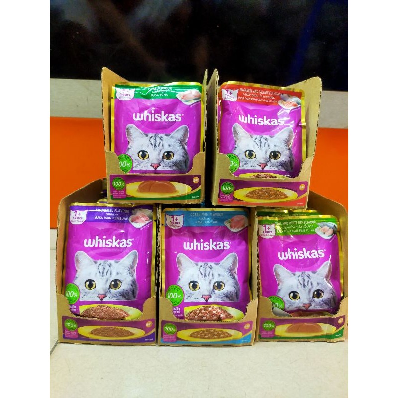 ProDiet 85G Broth Wet Cat Food /Whiskas Wet Food untuk Kucing Umur 1 ...