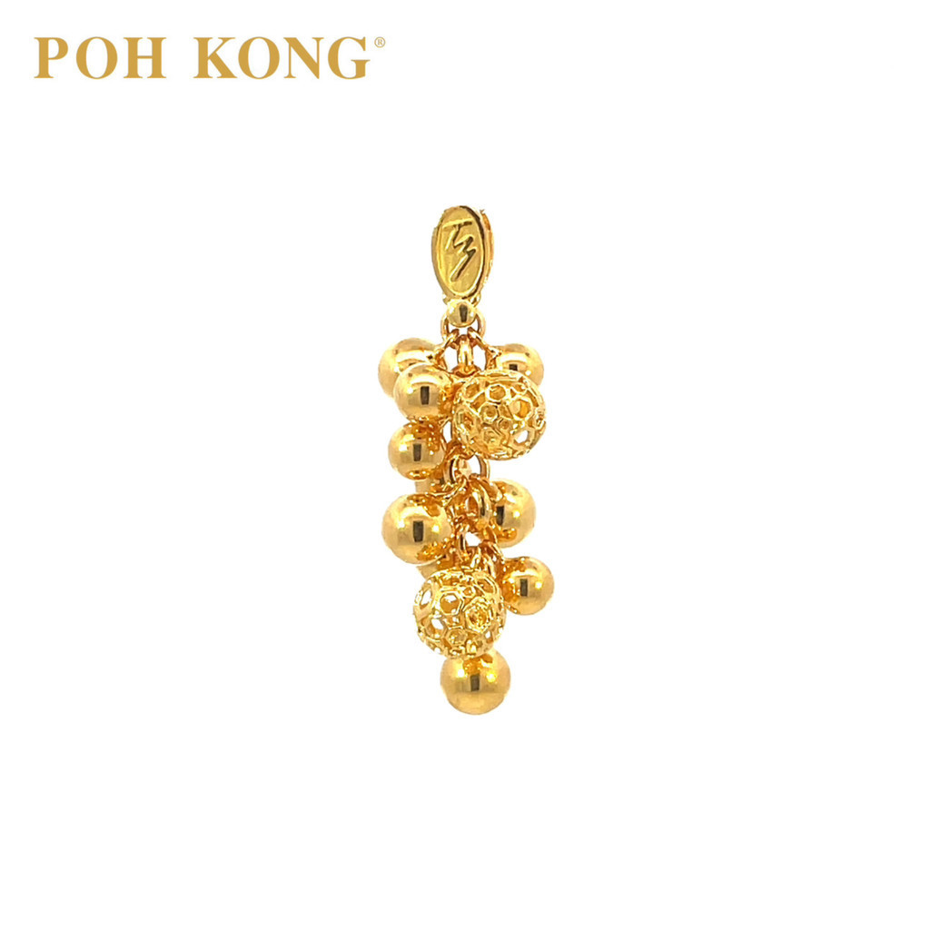 POH KONG 916/22K Gold Tranz Exquisite Grapes Pendant | Shopee Malaysia