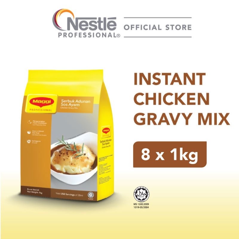 MAGGI Chicken Gravy Mix No MSG - 1kg x 8 (1 carton) | Shopee Malaysia