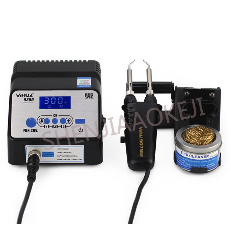 Tweezers soldering station Electric tweezers LED Anti-static ...