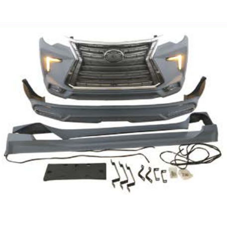 Modified front bumper kit for toyota fortuner CHANGE TO LEXUS BODY KITS ...