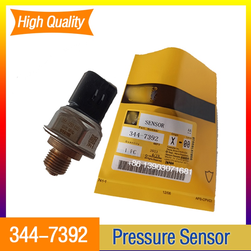 Electric Common Rail Oil Pressure Sensor 3447392 344-7392 Pressure ...