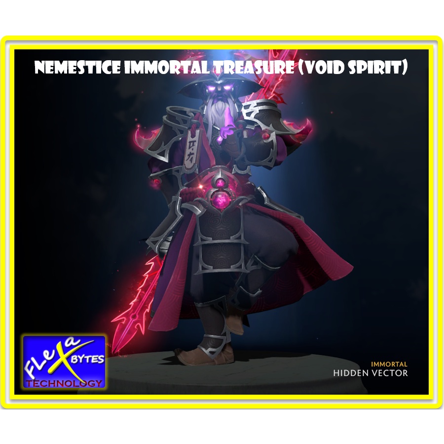 DOTA 2 Nemestice Immortal Treasure 2021 (Ultra Rare) Void Spirit - Hidden Vector - Instant Trade ...