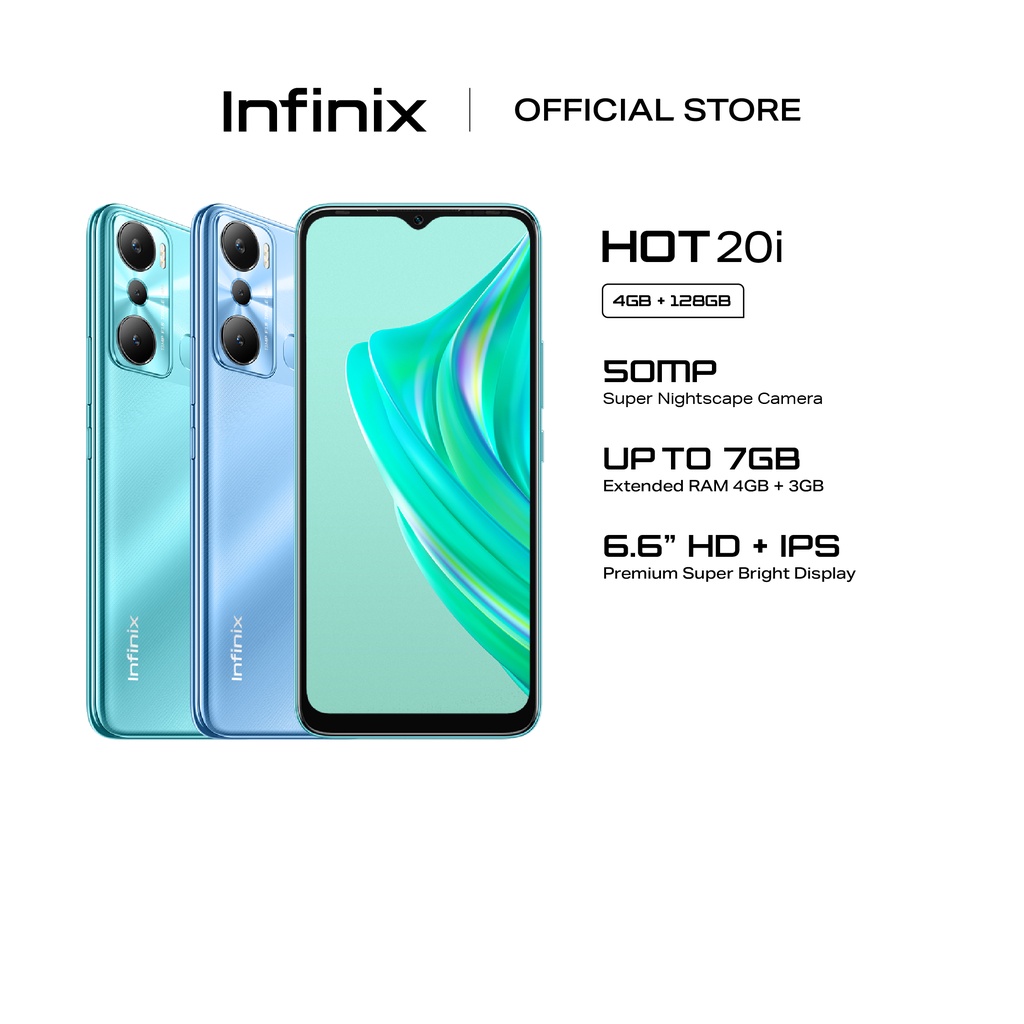 Infinix Hot 20i 4gb Ram 128gb Rom Extended Ram Up To 7gb 5000mah 6 6