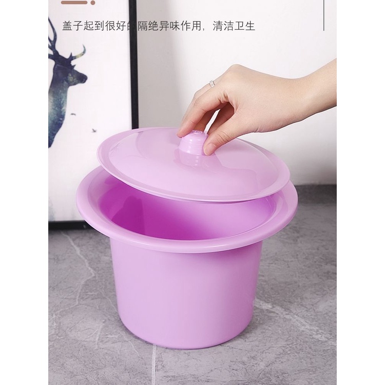 Urinary bucket with lid, spittoon, elderly, adult, urinal, night pot ...