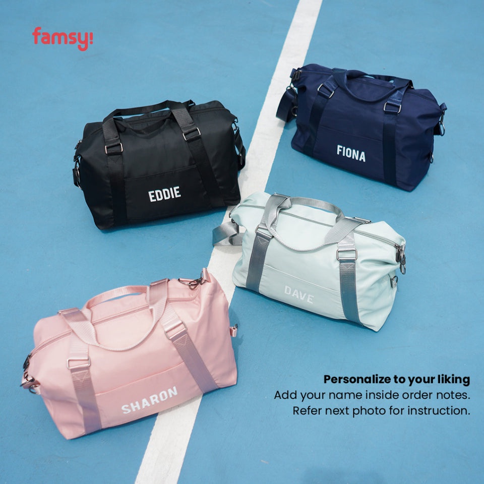 FAMSY Duffle Bag Travel Luggage Beg Gym Bag Sling Waterproof Adjustable ...