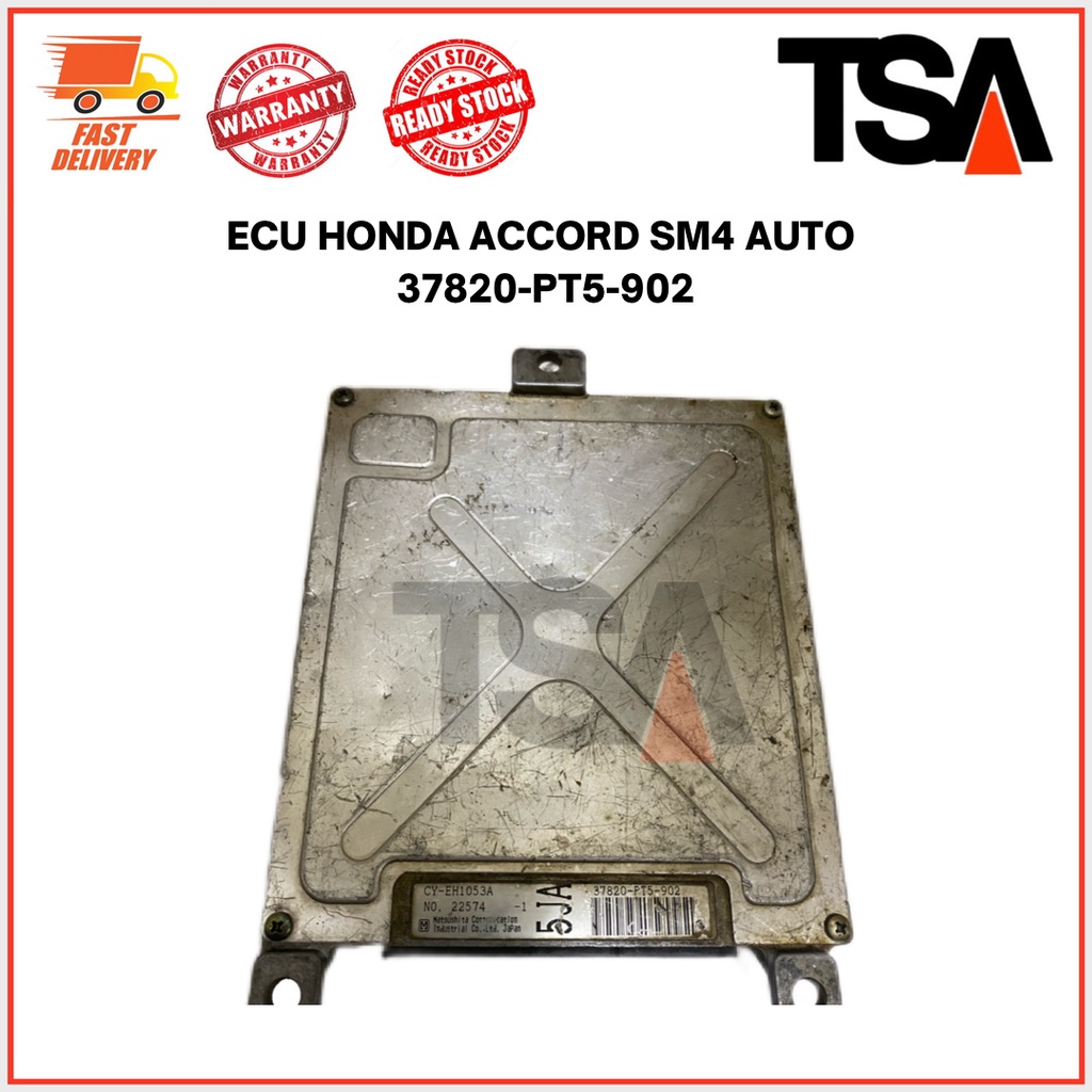 ECU HONDA ACCORD SM4 AUTO - 37820-PT5-902 [5JA] ENGINE CONTROL UNIT ...