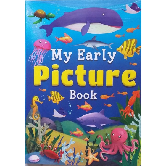 Blue cover My Early Picture book buku kadbod bergambar kanak² gambar ...