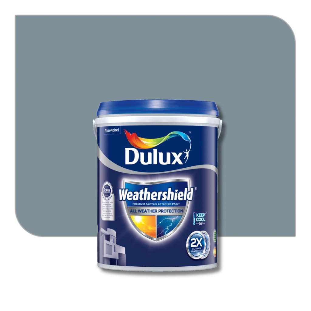 Dulux Weathershield Exterior Wall Paint - Deep Colours (5L) | Shopee ...
