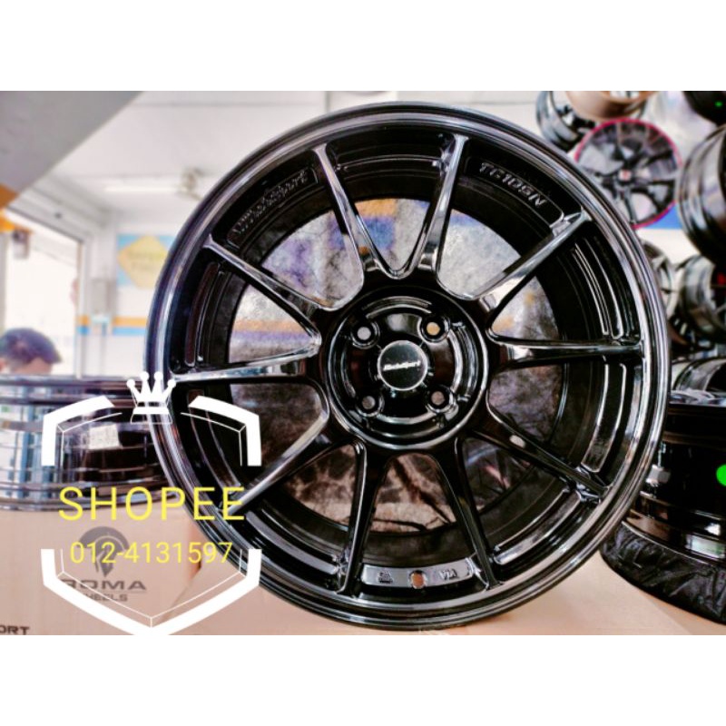 NEW SPORT RIM 17 INCH TC105N RM1480 SET 4PC RIM ATIVA MYVI JAZZ (KENA ...