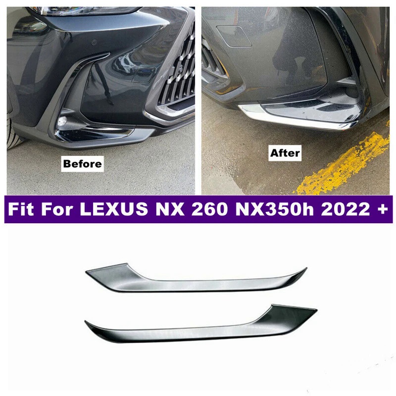 For LEXUS NX 260 NX350h 2022 2023 Front Fog Light Lamp Cover Trim ABS ...