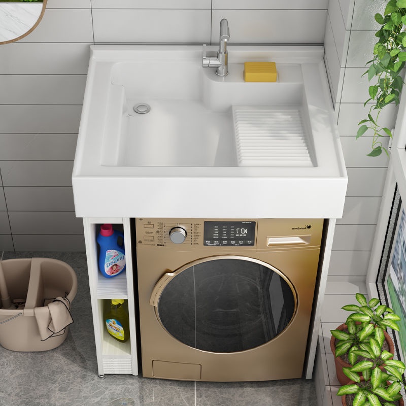 HY@ Washing Machine All-in-One Cabinet Balcony Laundry Bathroom Inter ...