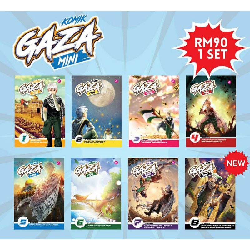 KOMIK GAZA MINI (SIRI 1 2 3 4 5 6 7 8) DAN KOMIK ASIL PELINDUNG ...