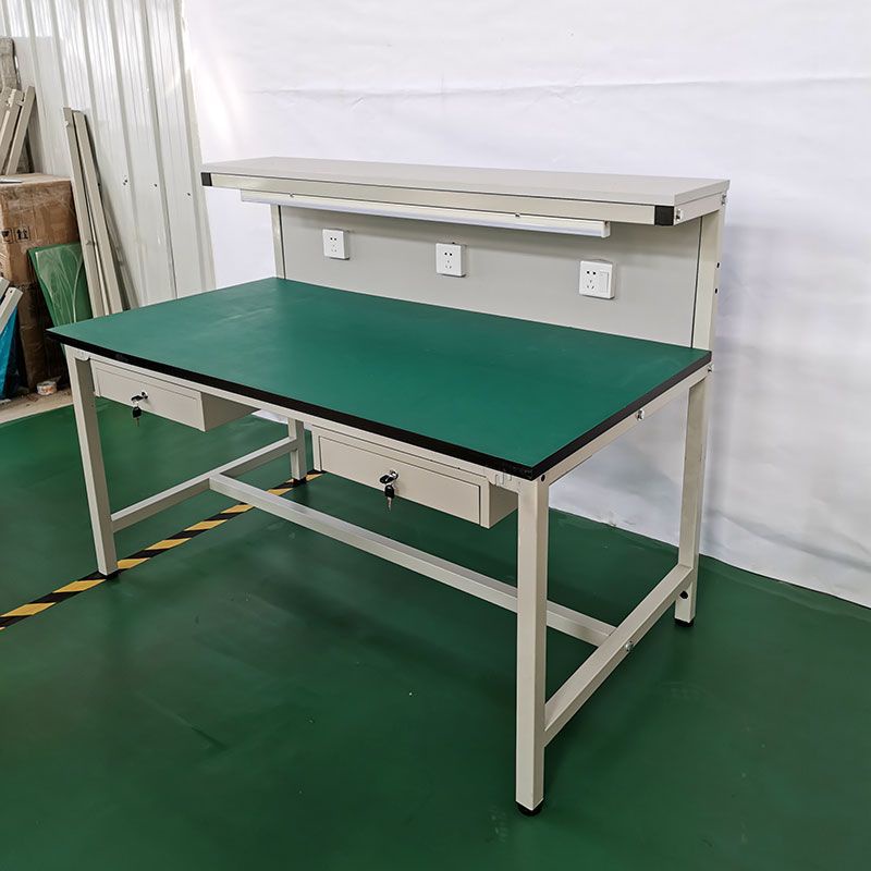 HY-8 Anti-Static Workbench Mobile Phone Repair Table with Light Fitter ...