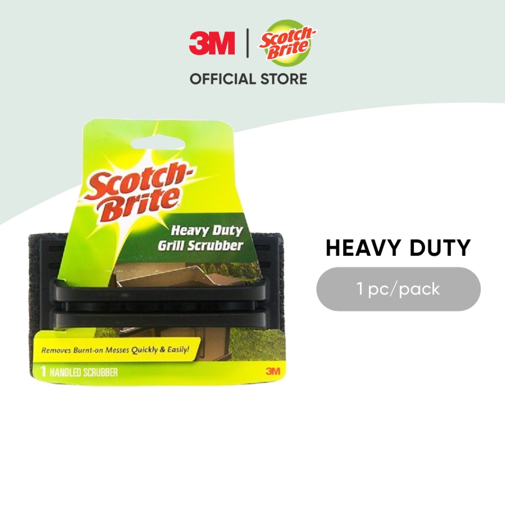 3M™ Scotch-Brite™ Heavy Duty Grill Scrubber, 1 pc/pack, For cleaning ...