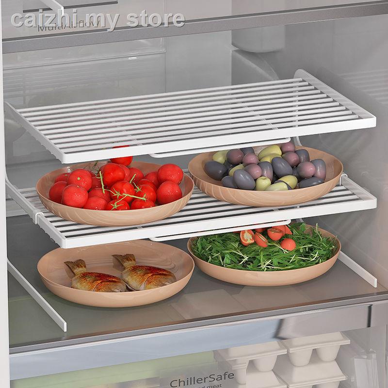 Kitchen refrigerator shelf internal storage artifact box partition ...