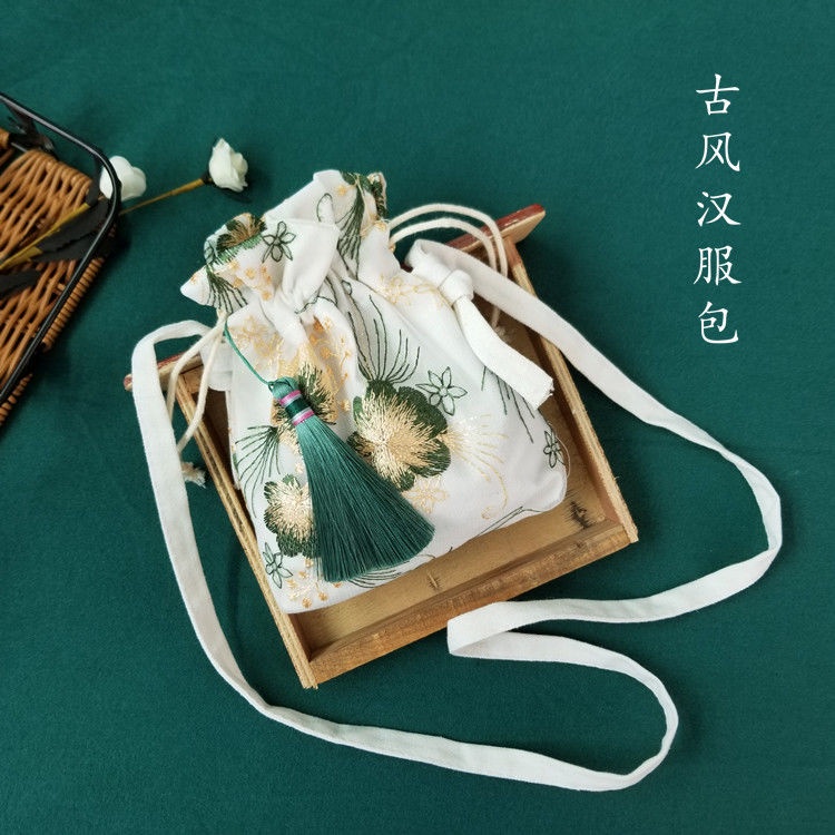 Small Bag Traditional Hanfu Bag Chinese Fairy Embroidered Messenger Bag ...
