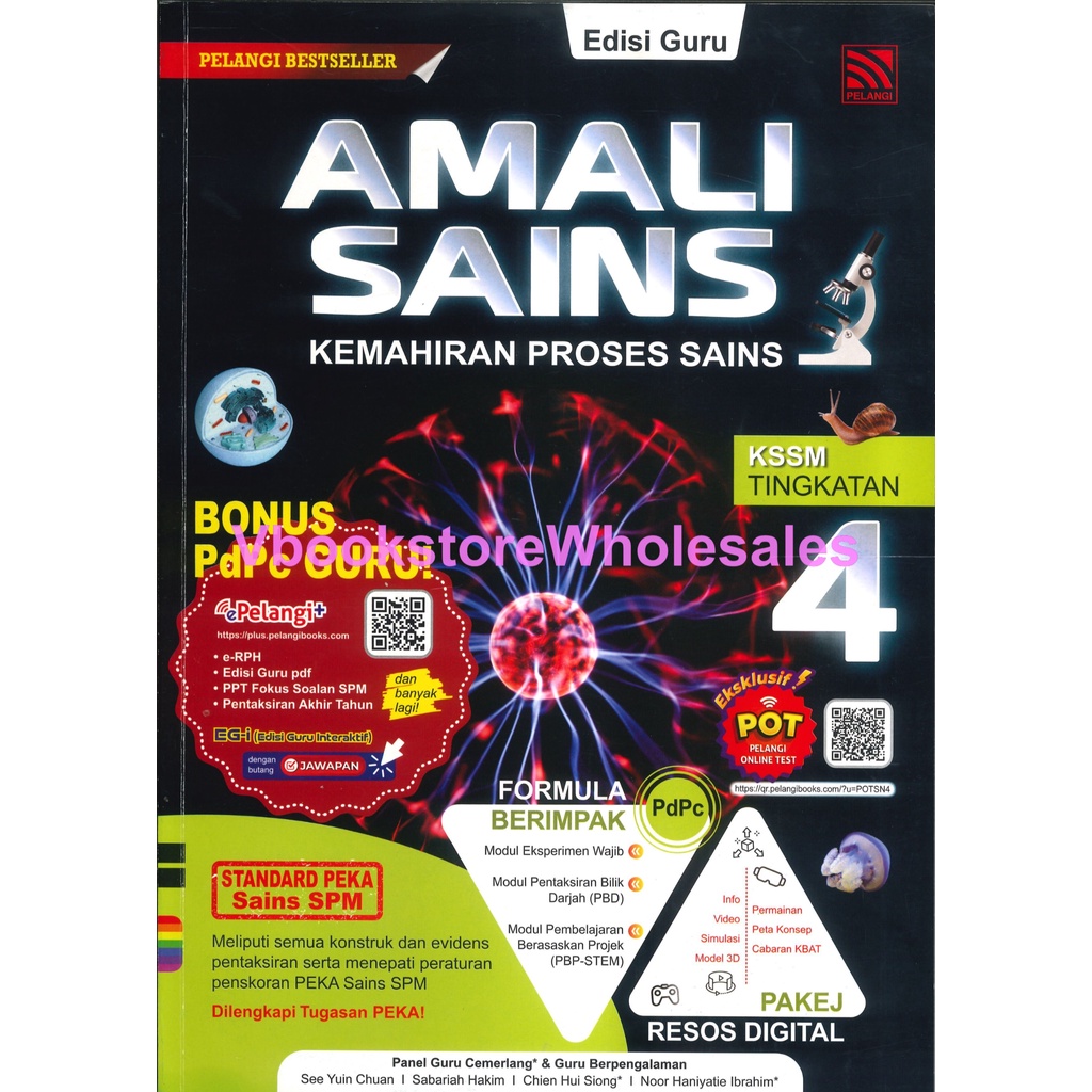 PELANGI AMALI SAINS KEMAHIRAN PROSES SAINS TINGKATAN 4 EDISI GURU KSSM SEMAKAN | Shopee Malaysia