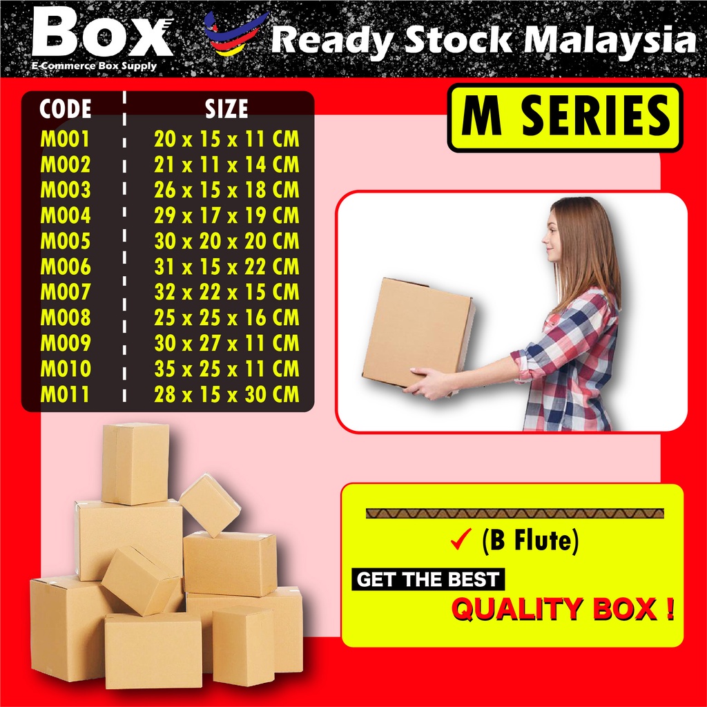 Carton Box Medium Series 🎁 Kotak Hadiah Tengahan Gift Box Surprise Box ...