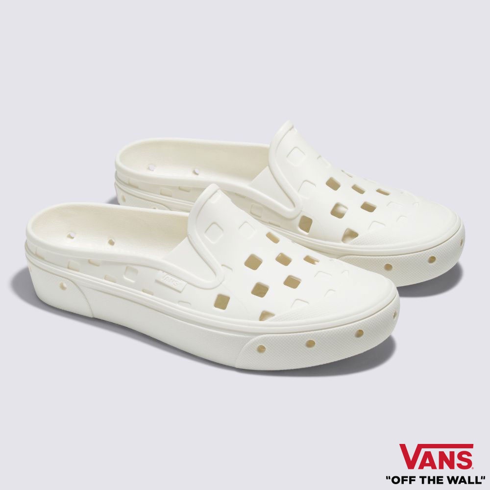Vans Slip-On Mule TRK Sneakers Women (Unisex US Size) WHITE ...