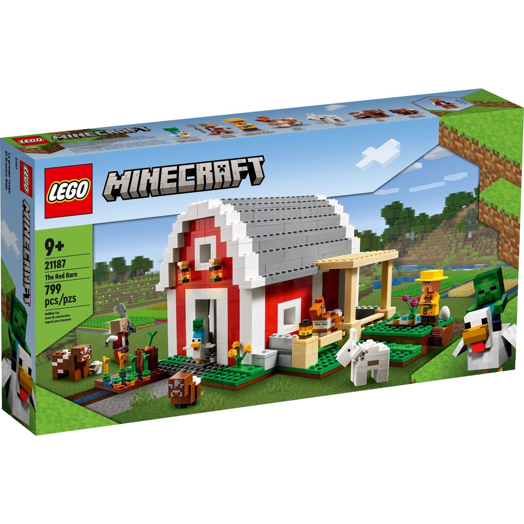 (BrickBoy) 21187 LEGO Minecraft The Red Barn | Shopee Malaysia