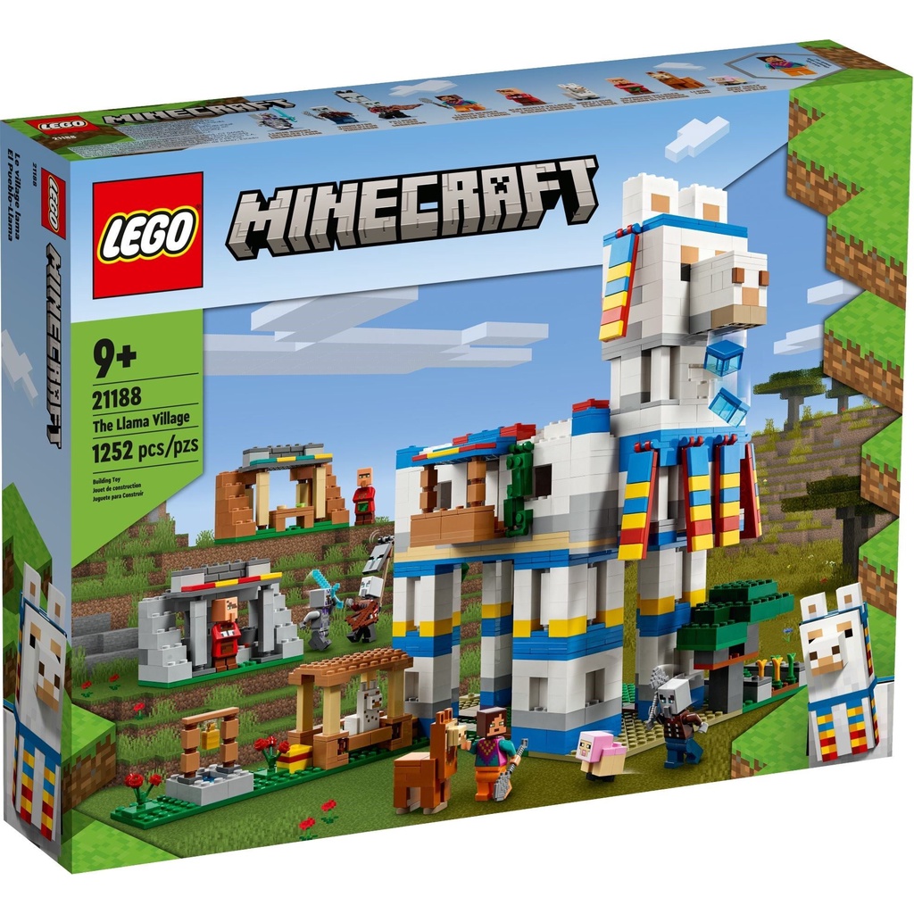 (BrickBoy) 21188 LEGO Minecraft The Llama Village | Shopee Malaysia