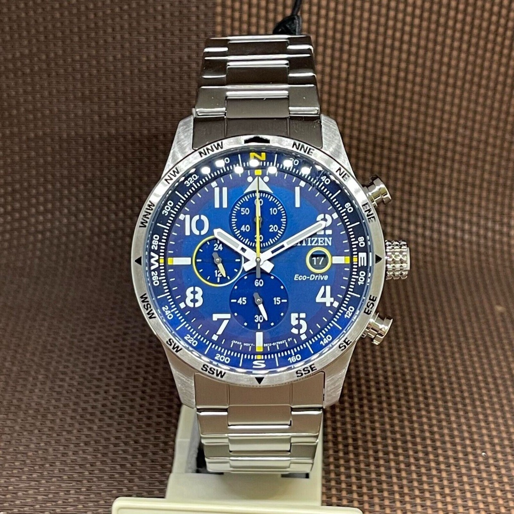 Citizen Eco-Drive CA0790-83L Blue Dial Stainless Steel Analog Date Men ...