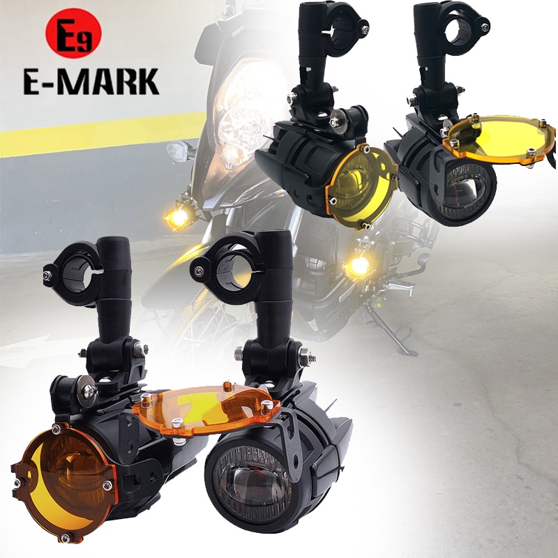 E9 40W Motorcycle Led Auxiliary Lighting System with DRL Motorcycle Fog ...