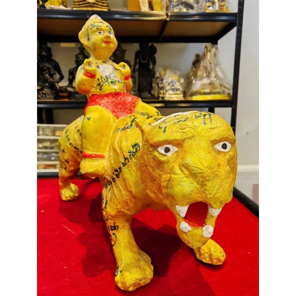 Lp yeam wat sam ngam 古曼騎虎 龙婆炎2552一庙原版骑虎金童子 | Shopee Malaysia