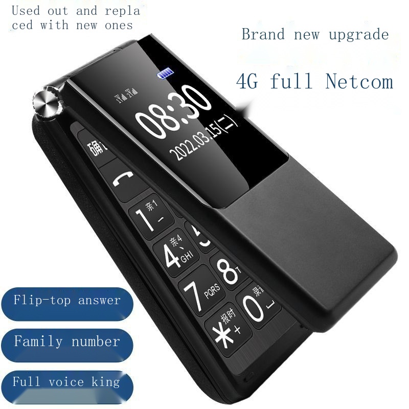 mini phone 4G full network clamshell mobile phone for the elderly ...
