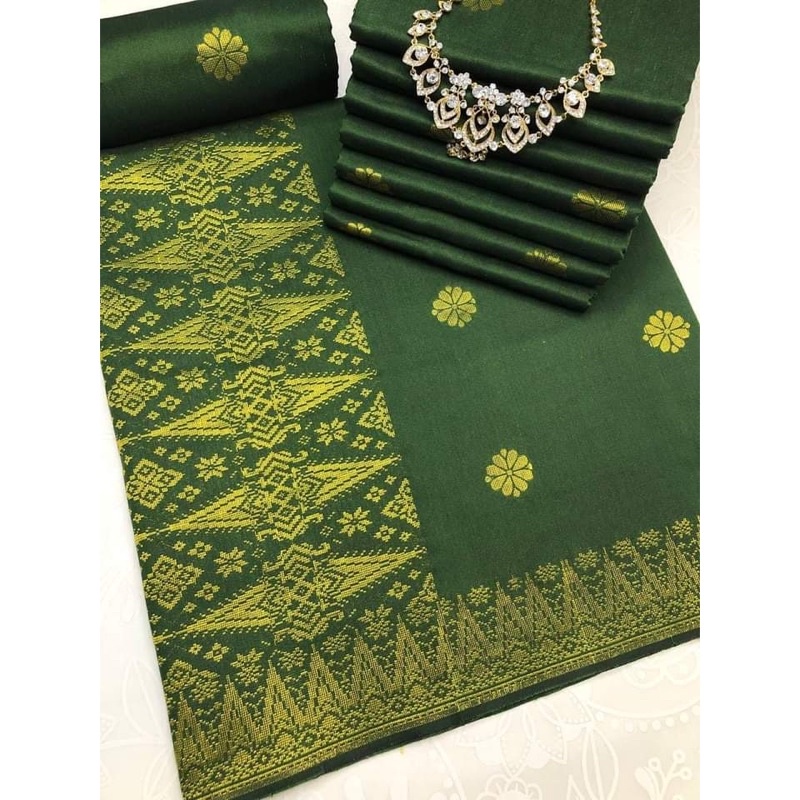 Songket Bunga Tabur, Kain Songket Meter, Songket Tenun, Songket Tabur ...