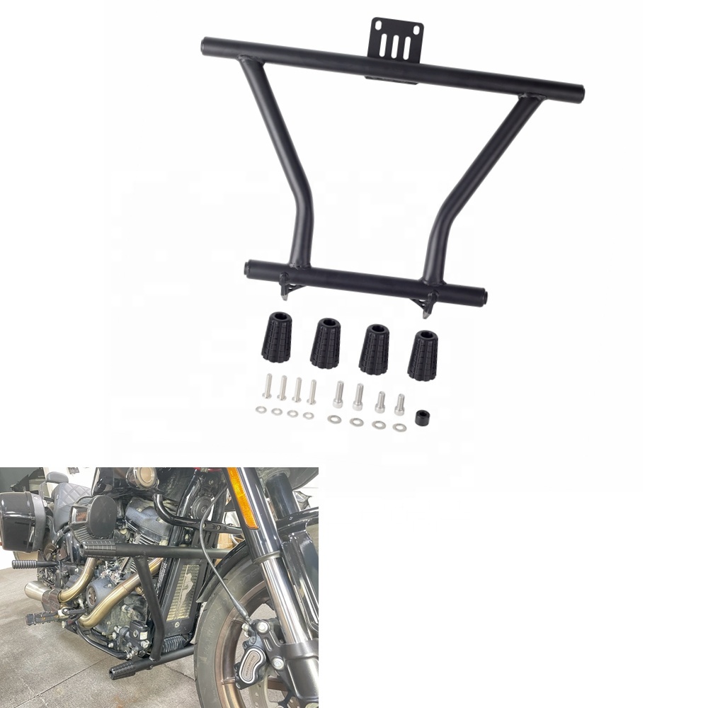 Motorcycle TIG Welded Crash Bar Engine Guard for Harley Softail Low ...