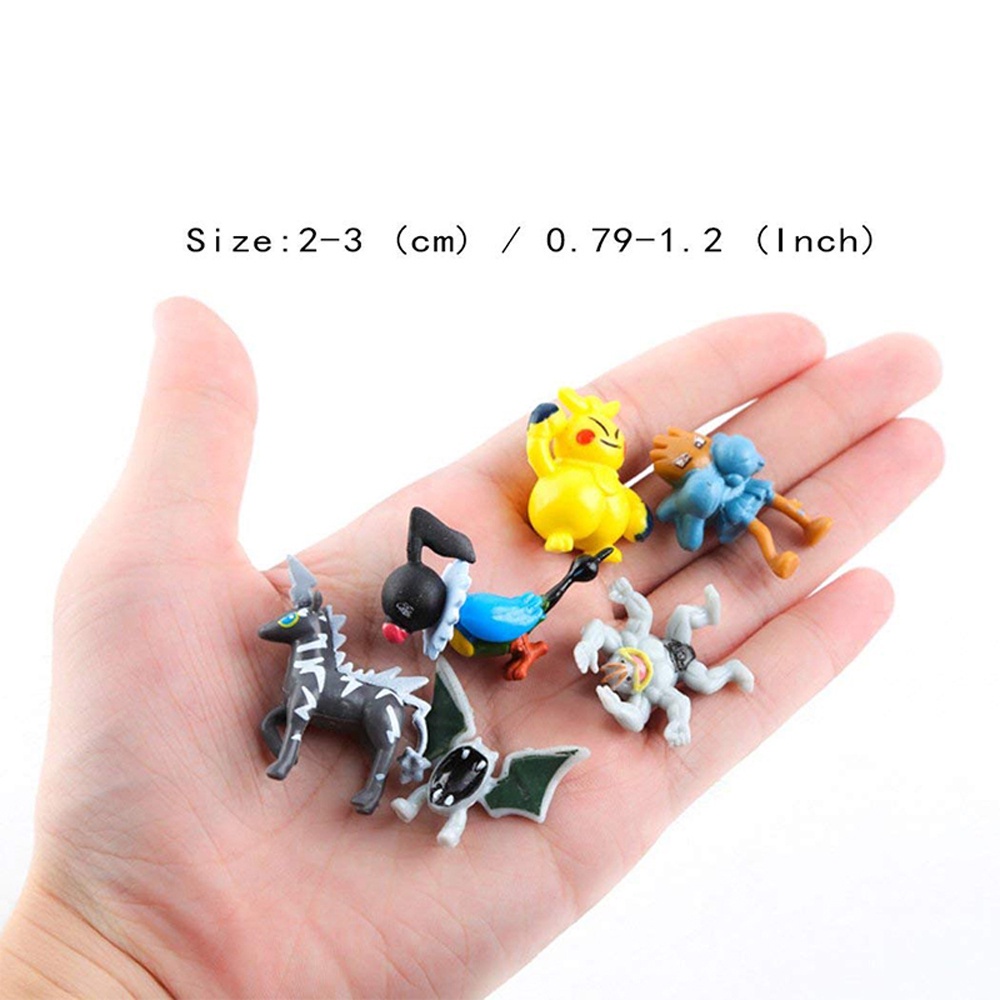 Pokemon Mini Random Small / Medium Figures Kids Toy Monster Doll ...