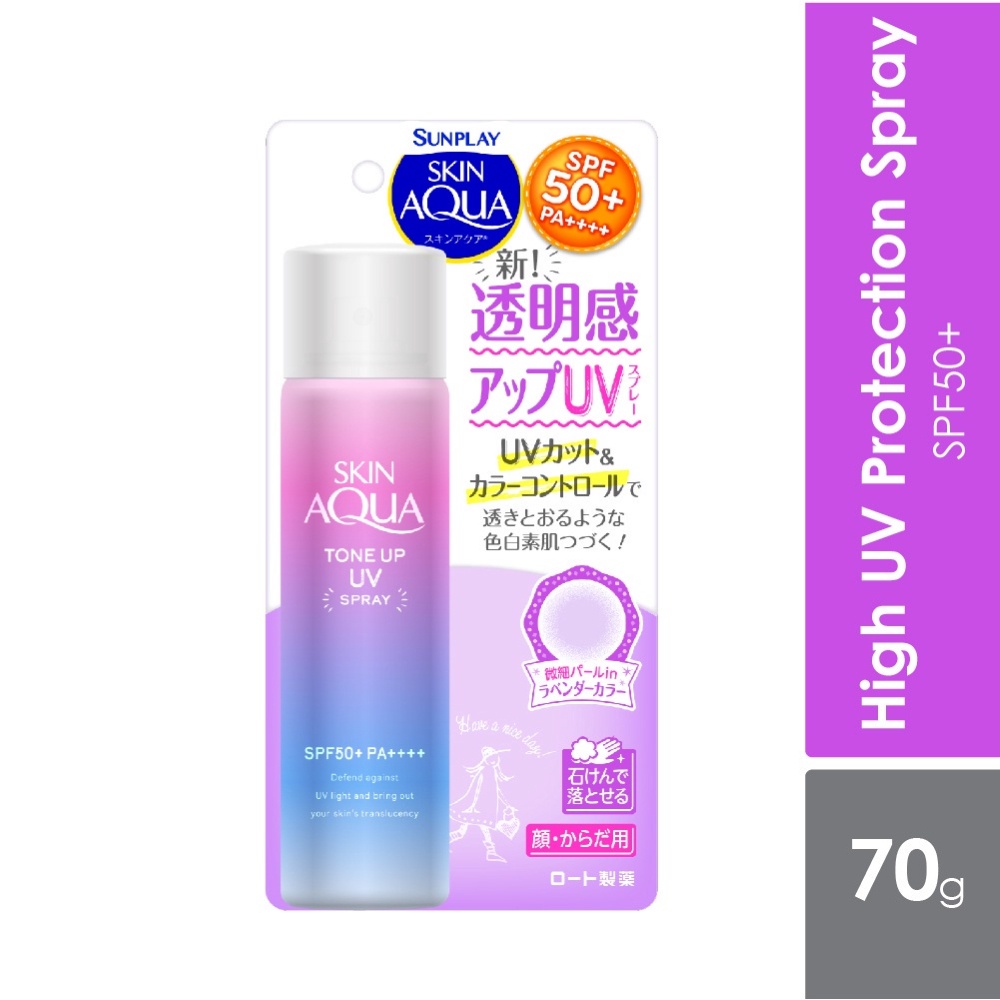 Sunplay Skin Aqua Tone Up UV Spray SPF50+ PA++++ (70g) | Shopee Malaysia