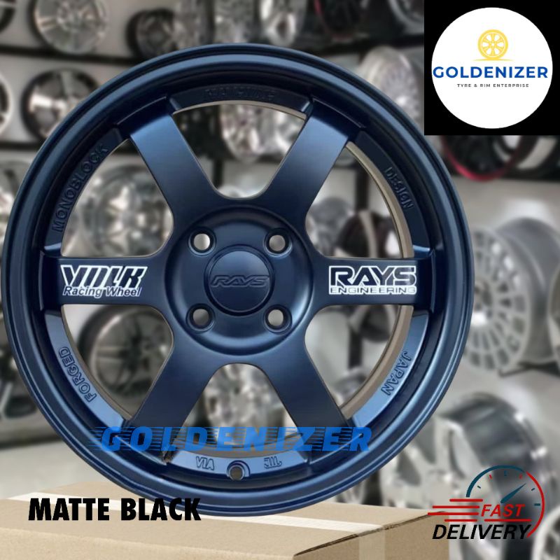 Rays sport rim 🛞kereta TE37 14inch 15 inch 16inch 17inch 14" 15" 16" 17 ...