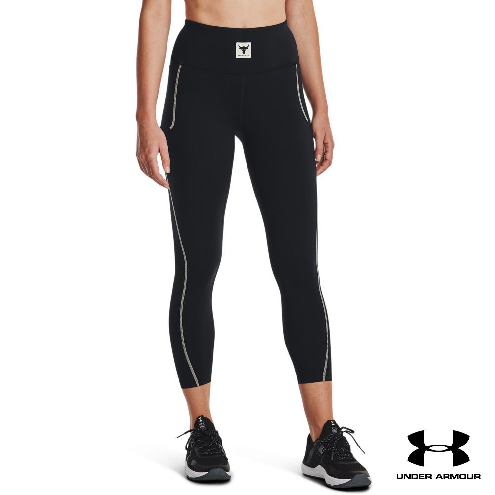Under Armour UA Women's Project Rock Meridian Ankle Leggings | Shopee ...