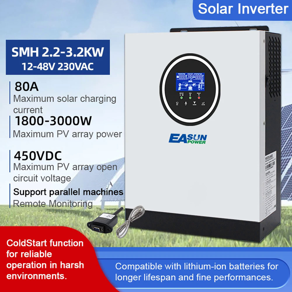 MTT-P Solar Recharger Controller Battery Recharger Inverter 2.2/3.2KW ...