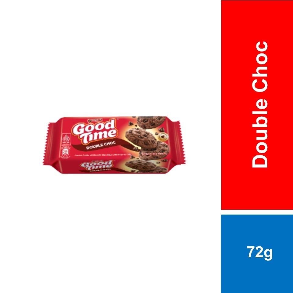 Good Time Double Chocochips Cookies 72g | Shopee Malaysia